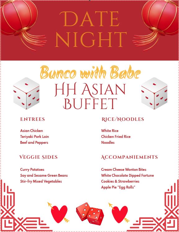 *Date Night Menu* – Hummingbird House Catering